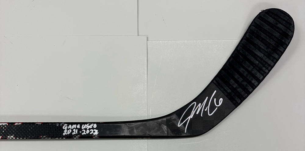 #6 Jake McCabe Game Used Stick - Autographed - Chicago Blackhawks - NHL ...