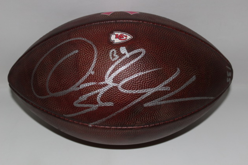 BCA - CHIEFS DERRICK JOHNSON GAME USED AND SIGNED FOOTBALL W/ BCA ...