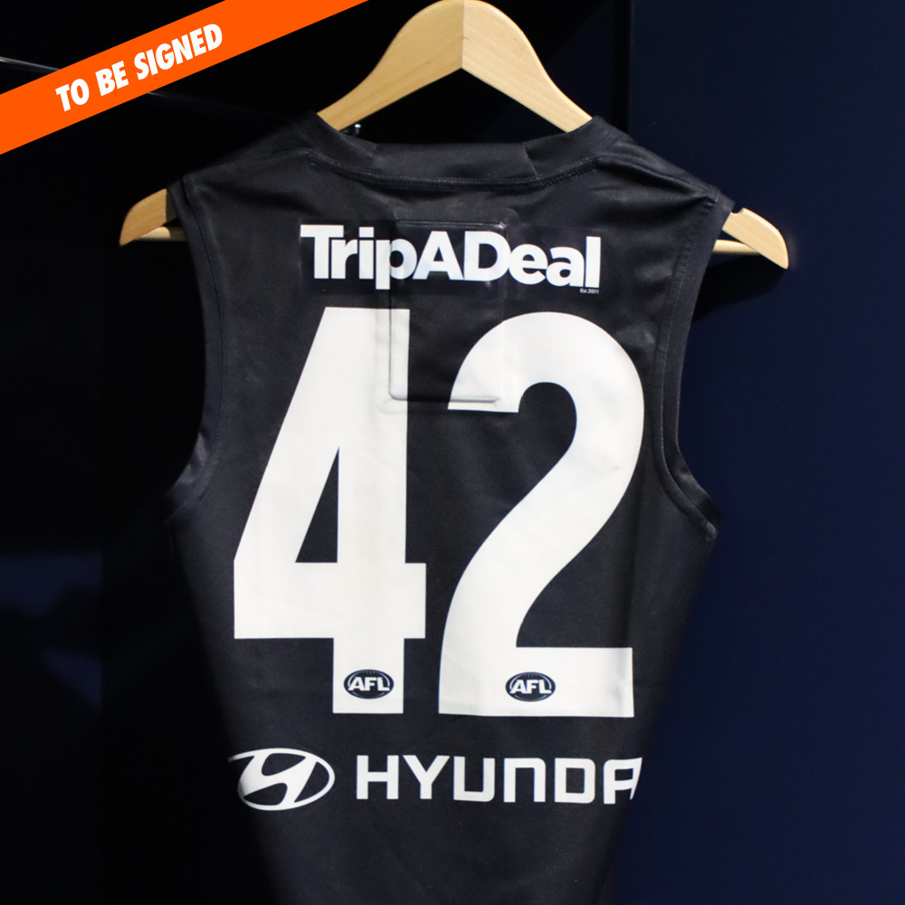 2021 AFL Player Guernsey #42 - Adam Saad | The Carlton Shop Auctions