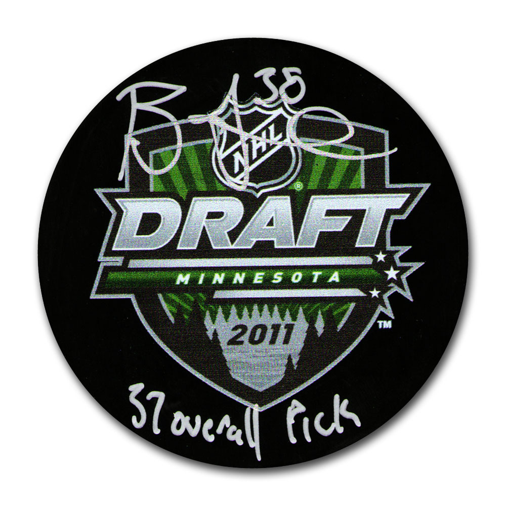 Boone Jenner Autographed 2011 NHL Entry Draft Puck w/37 OVERALL PICK ...