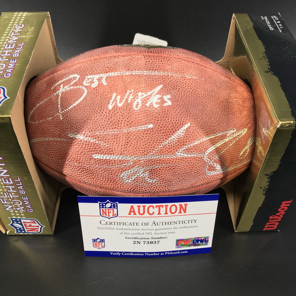 Legends - Panthers Steve Smith Signed Authentic Football | The official ...