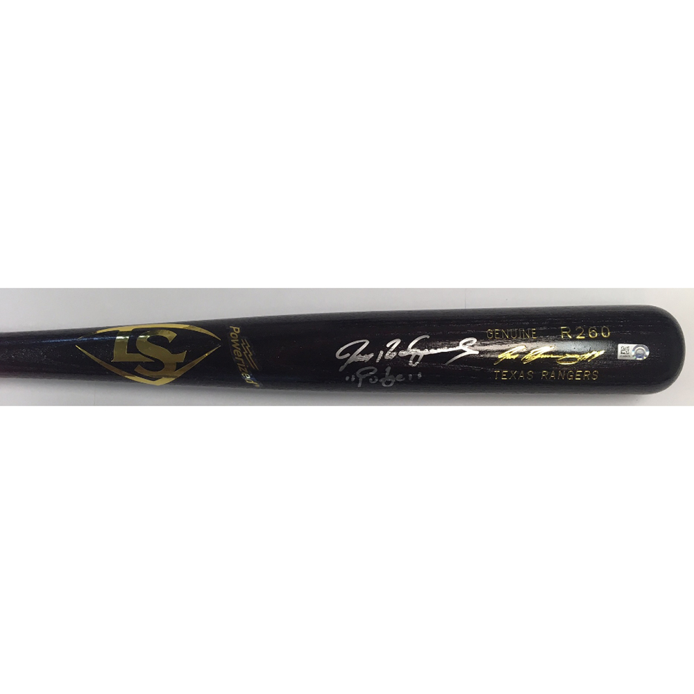 Ivan Rodriguez "Pudge" Autographed Game Model Louisville Slugger | MLB ...