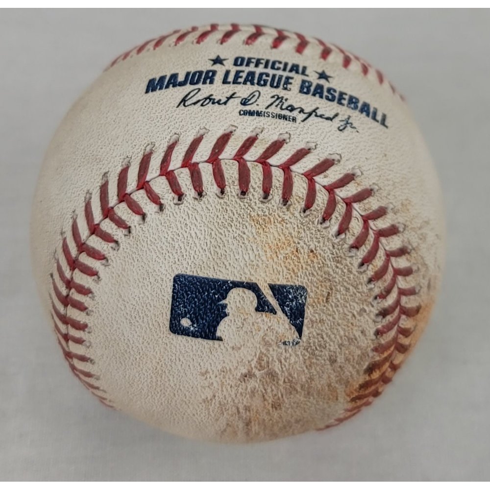 Framber Valdez No Hitter Game-Used Baseball. Pitcher: Framber Valdez ...