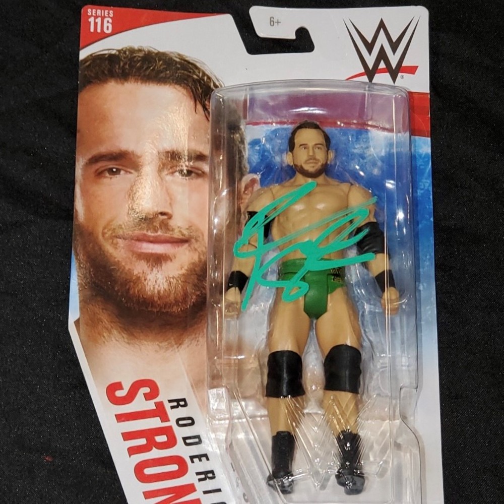 Roderick Strong SIGNED Series 116 Action Figure | WWE Auction