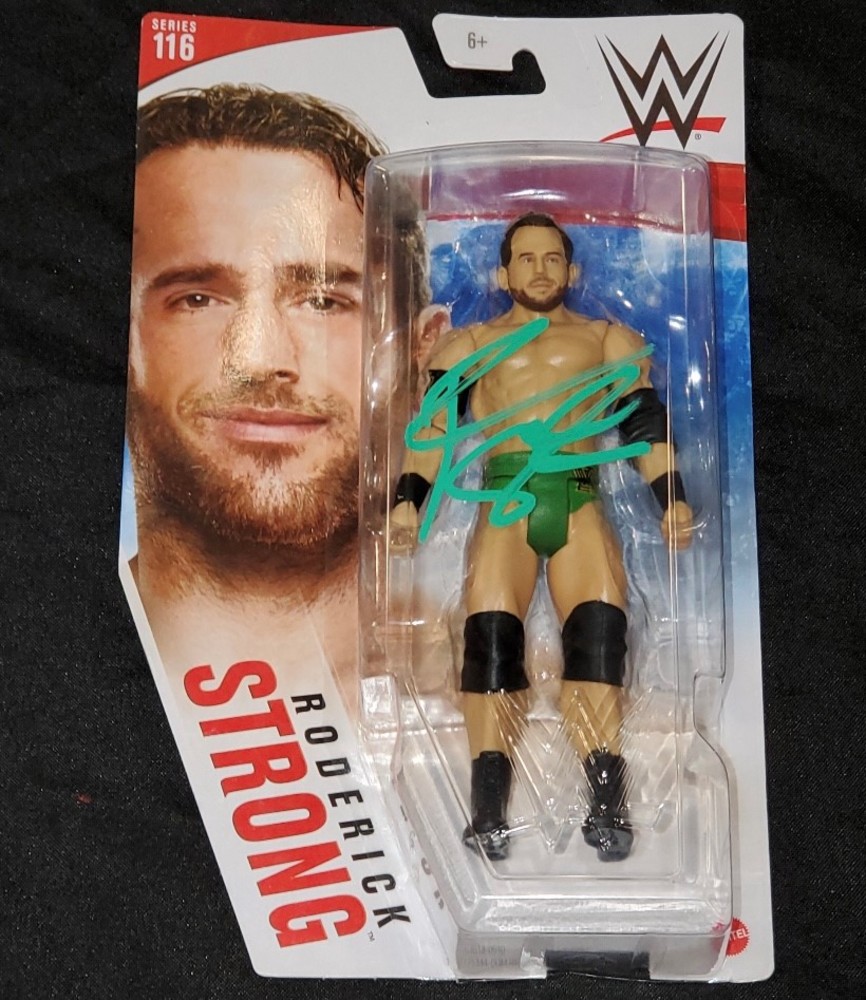 Roderick Strong SIGNED Series 116 Action Figure | WWE Auction
