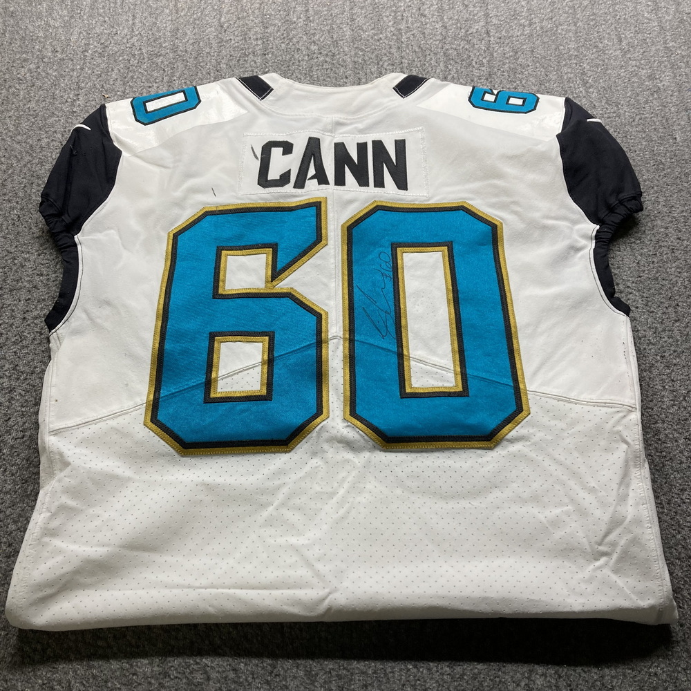 Jaguars - AJ Cann Signed Game Worn Jersey 2017 Season Size 46 | The ...
