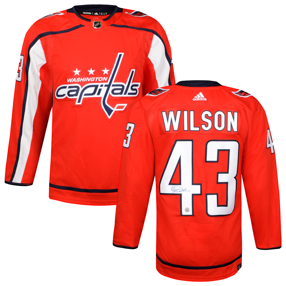 Tom Wilson Autographed Washington Capitals Red adidas Jersey - NHL Auctions