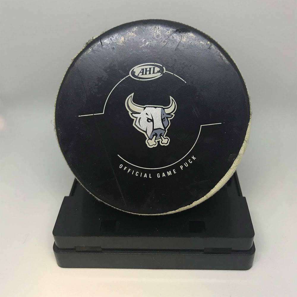 AHL Authentic - 2017-18 Ontario Reign 1st Goal Puck Scored by #27 ...