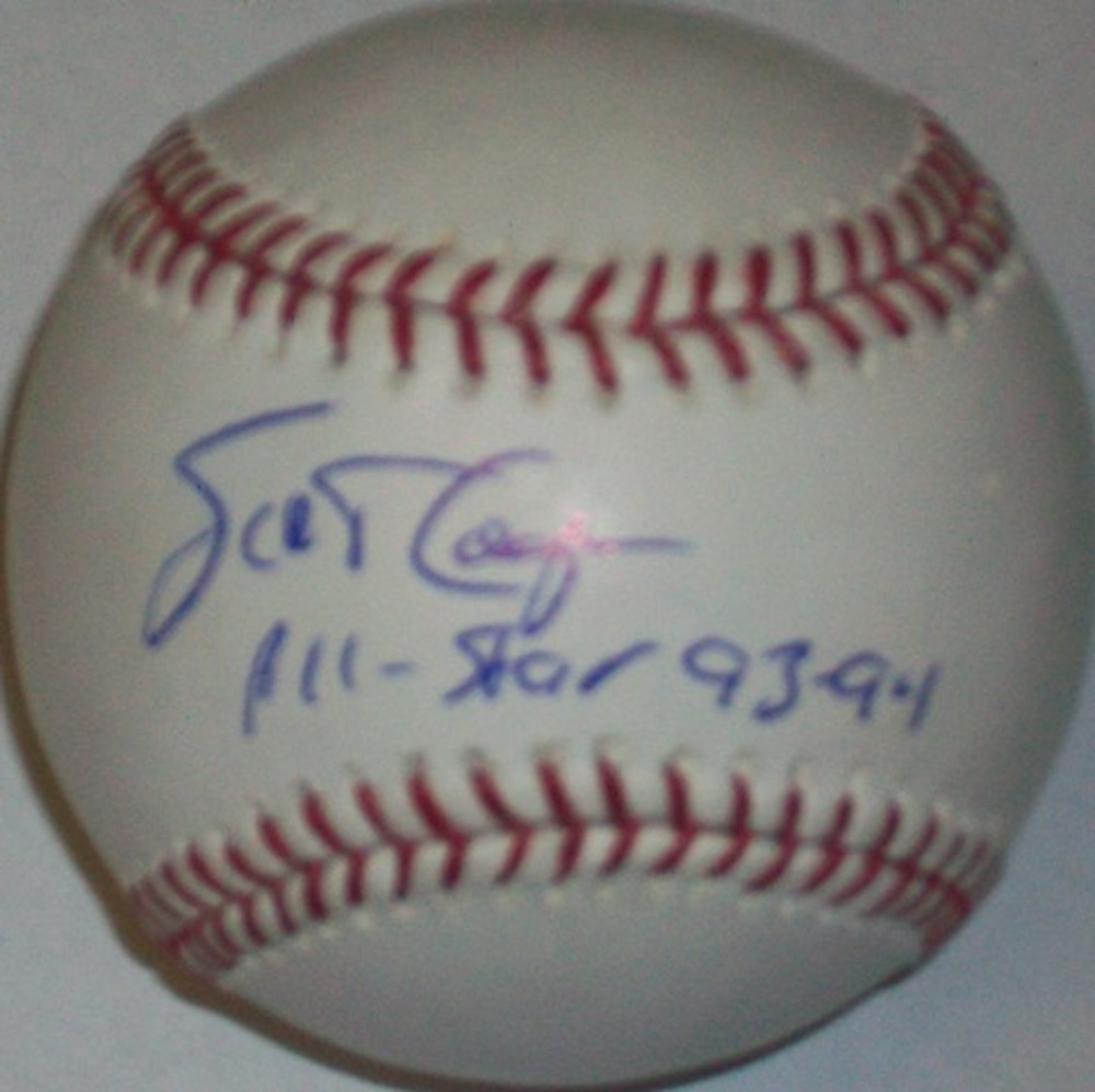 Scott Cooper "93-94 AS" Autographed Baseball | MLB Auctions
