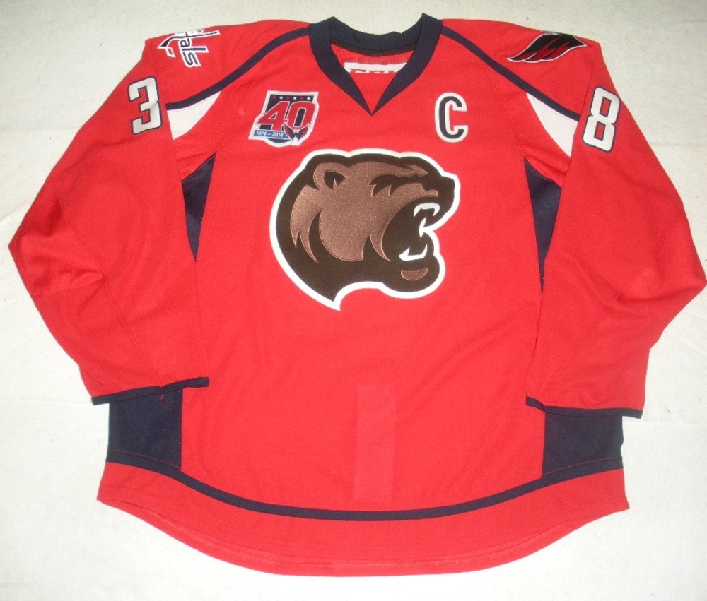 Dane Byers - Hershey Bears - Washington Caps 40th Anny.-Themed w/C ...