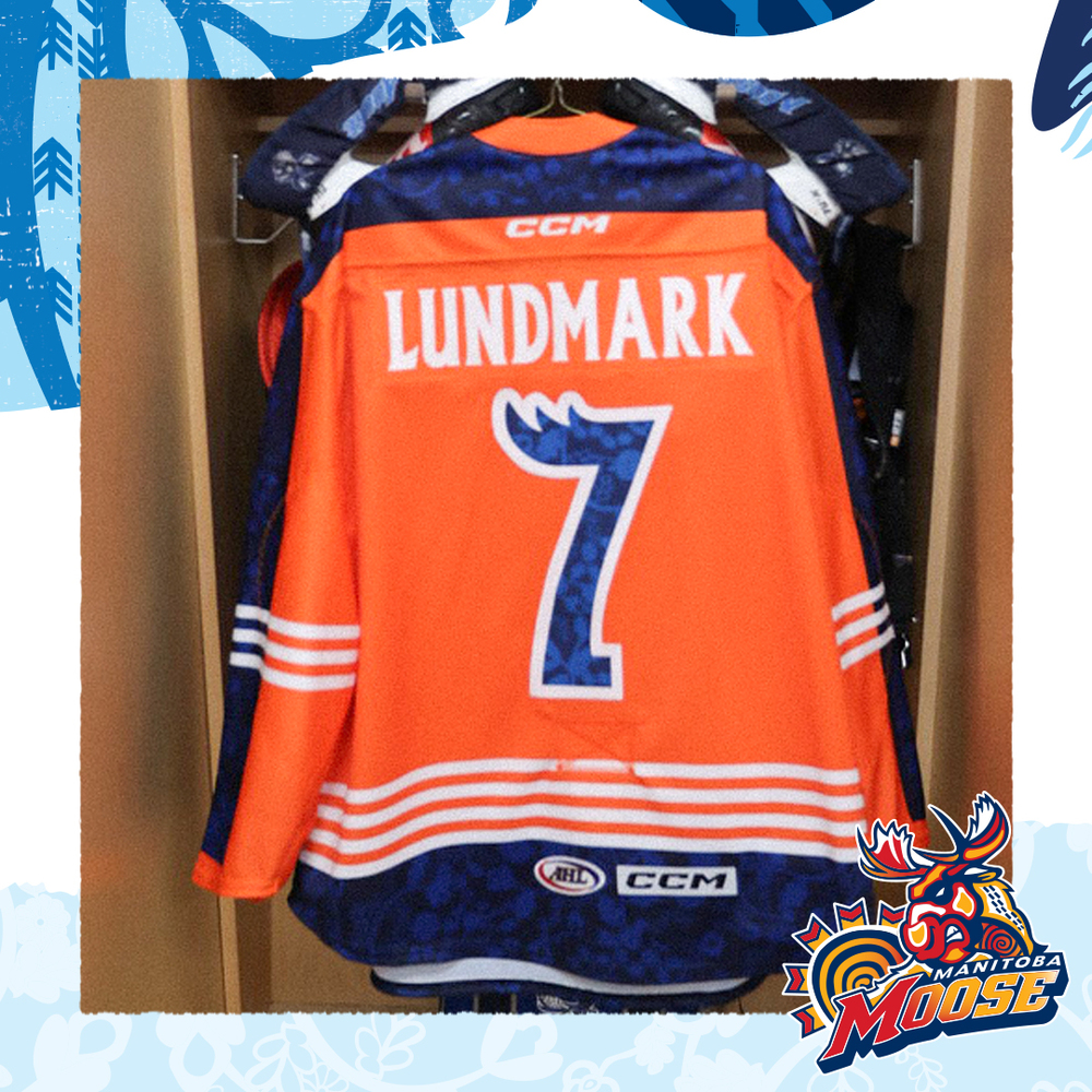 SIMON LUNDMARK Game Issued Follow Your Dreams Jersey - NHL Auctions