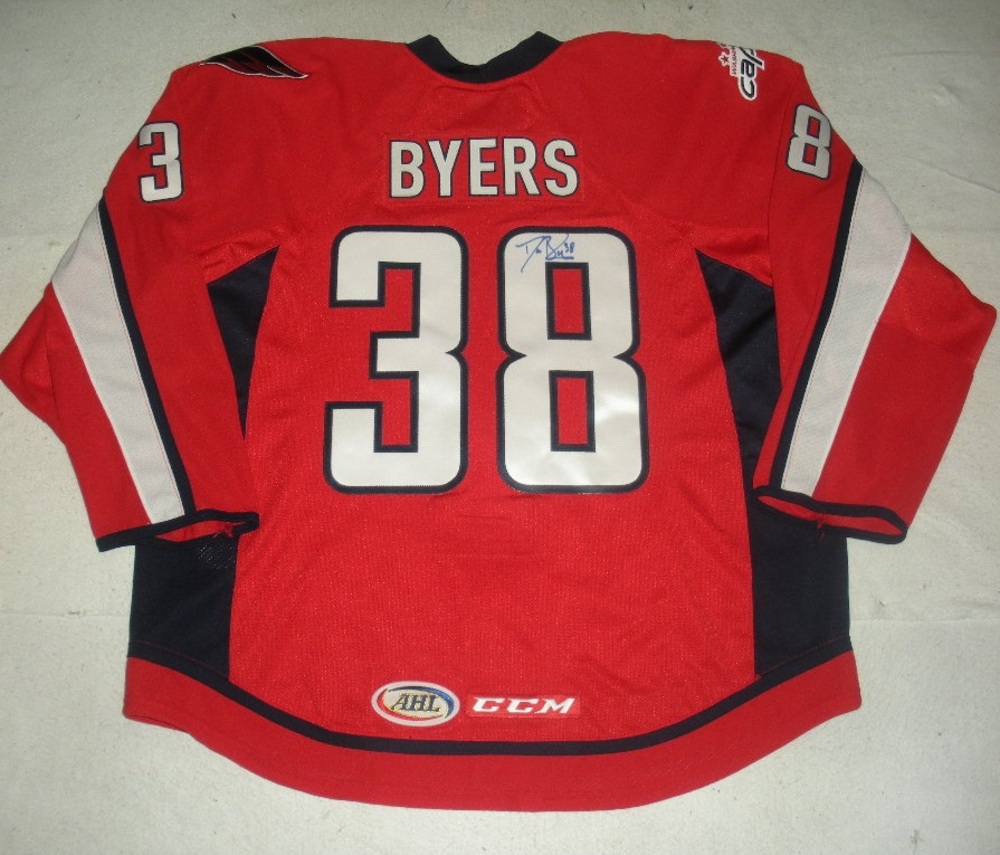 Dane Byers - Hershey Bears - Washington Caps 40th Anny.-Themed w/C ...