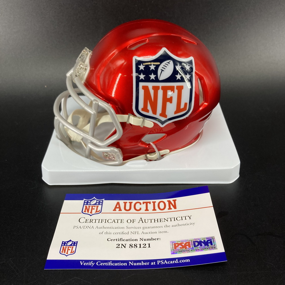 Bills - Ed Oliver signed Flash NFL Mini-Helmet | The official auction ...