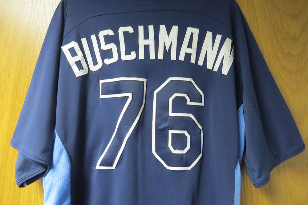 Rays Charity Auction: Matt Buschmann Team-Issued Spring Training Jersey ...