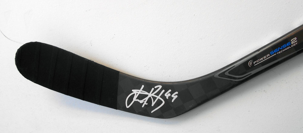 #44 Jan Rutta Game Used Stick - Autographed - Chicago Blackhawks - NHL ...