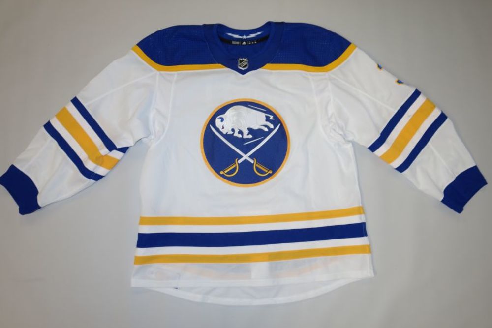 William Borgen 2020-21 Buffalo Sabres Set 1 Away Jersey - NHL Auctions
