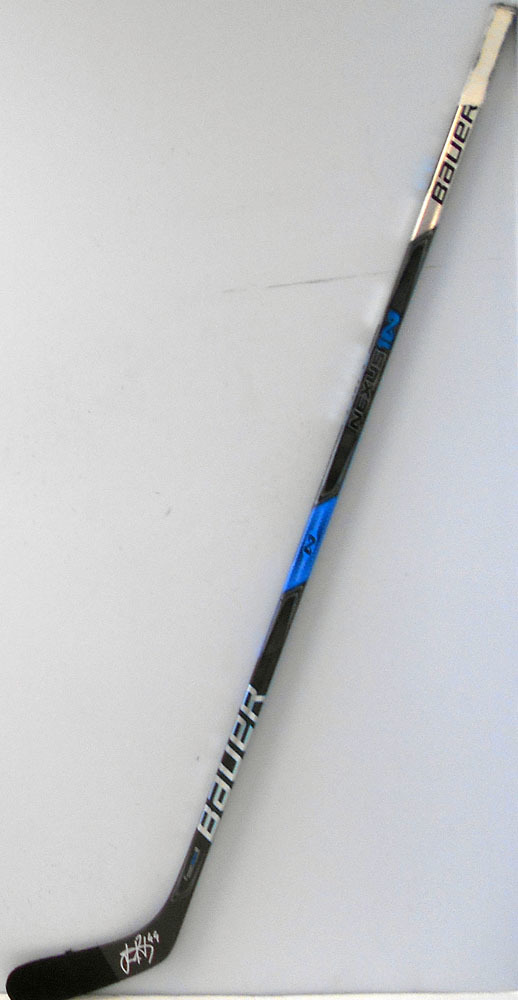 #44 Jan Rutta Game Used Stick - Autographed - Chicago Blackhawks - NHL ...