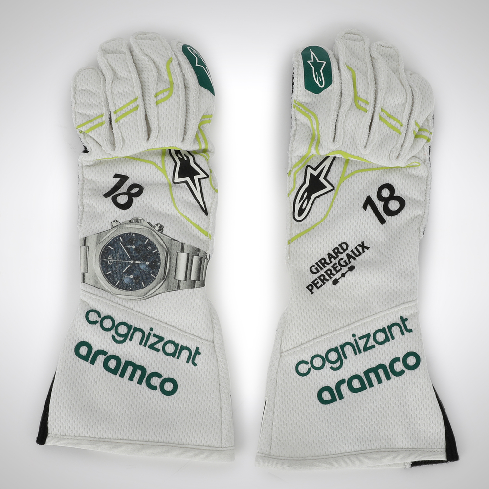 Lance Stroll 2023 Race Spec Race Gloves | F1 Authentics