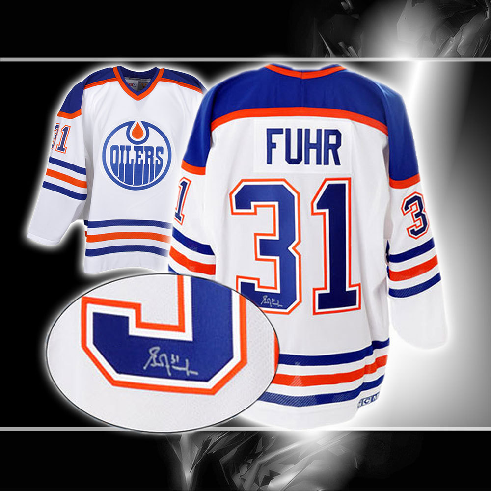 Grant Fuhr Edmonton Oilers Autographed Jersey - NHL Auctions