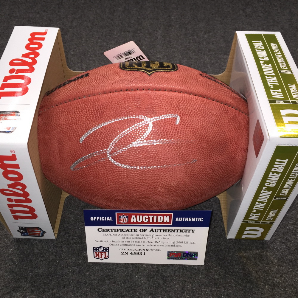 NFL - Raiders Derek Carr signed authentic football | The official ...