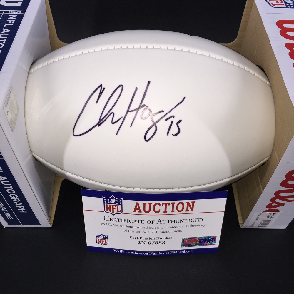 Patriots - Chris Hogan Signed Panel Ball w/ Patriots Logo | The ...