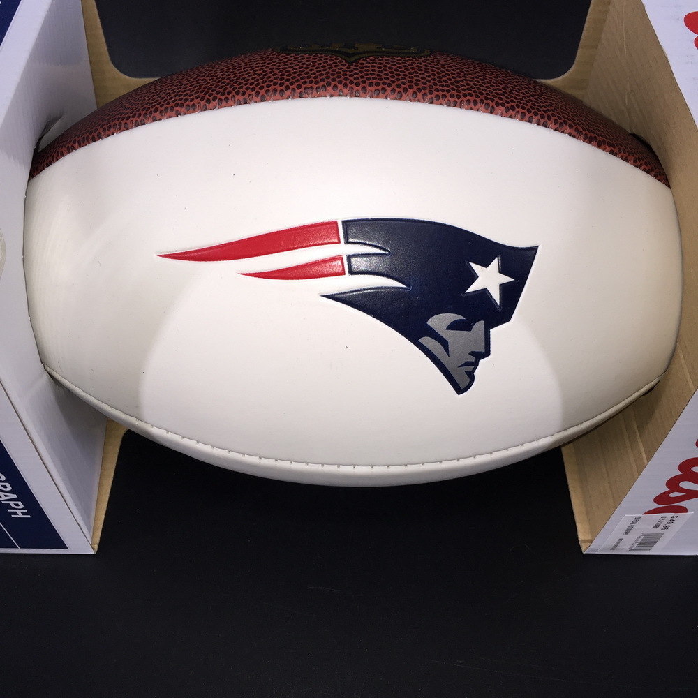 Patriots - Chris Hogan Signed Panel Ball w/ Patriots Logo | The ...
