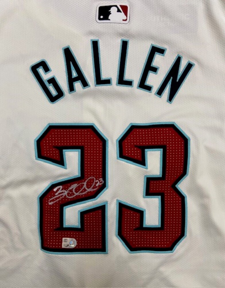 Zac Gallen Autographed Diamondbacks Authentic Jersey | MLB Auctions