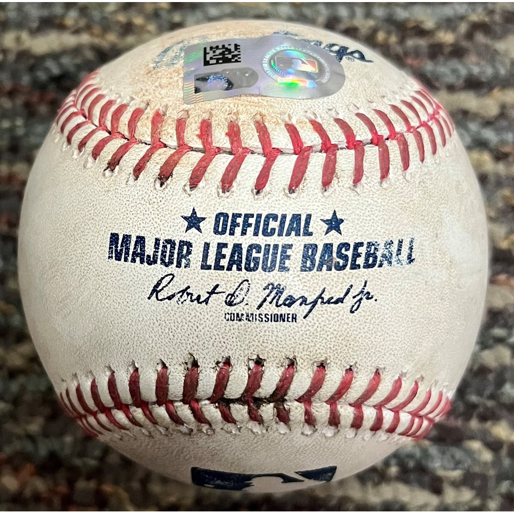 Game-Used Baseball: Jurickson Profar San Diego Padres RBI Single (MLB ...