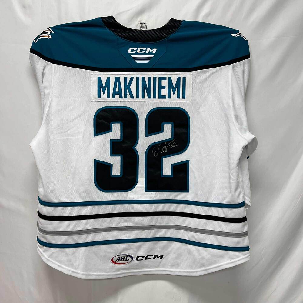 AHL Authentic - San Jose Barracuda Jersey Game Issued to and Signed by ...