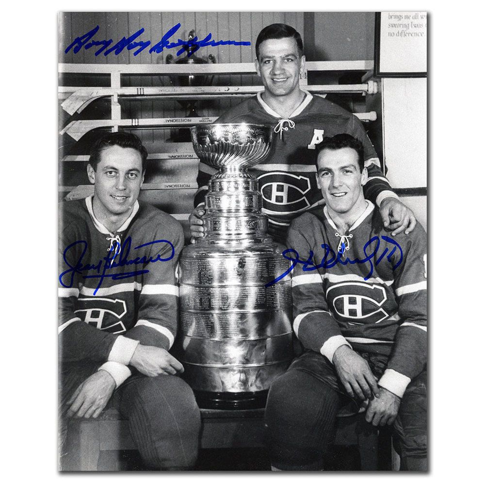 Bernie Geoffrion Jean Beliveau & Henri Richard Montreal Canadiens ...