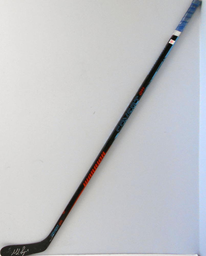 #5 Mark Fayne Game Used Stick - Autographed - Edmonton Oilers - NHL ...