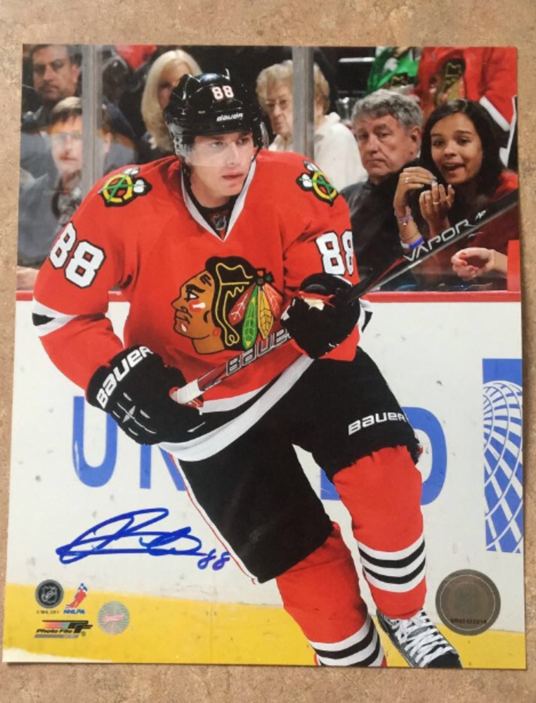 Patrick Kane - Signed 8x10 Chicago Blackhawks Photo *Imperfect ...