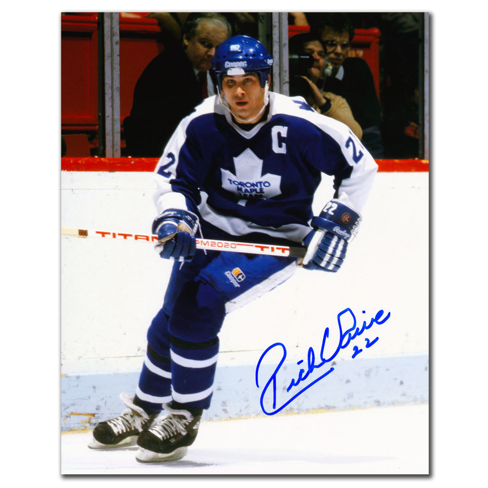 Rick Vaive Toronto Maple Leafs RUSH Autographed 8x10 - NHL Auctions