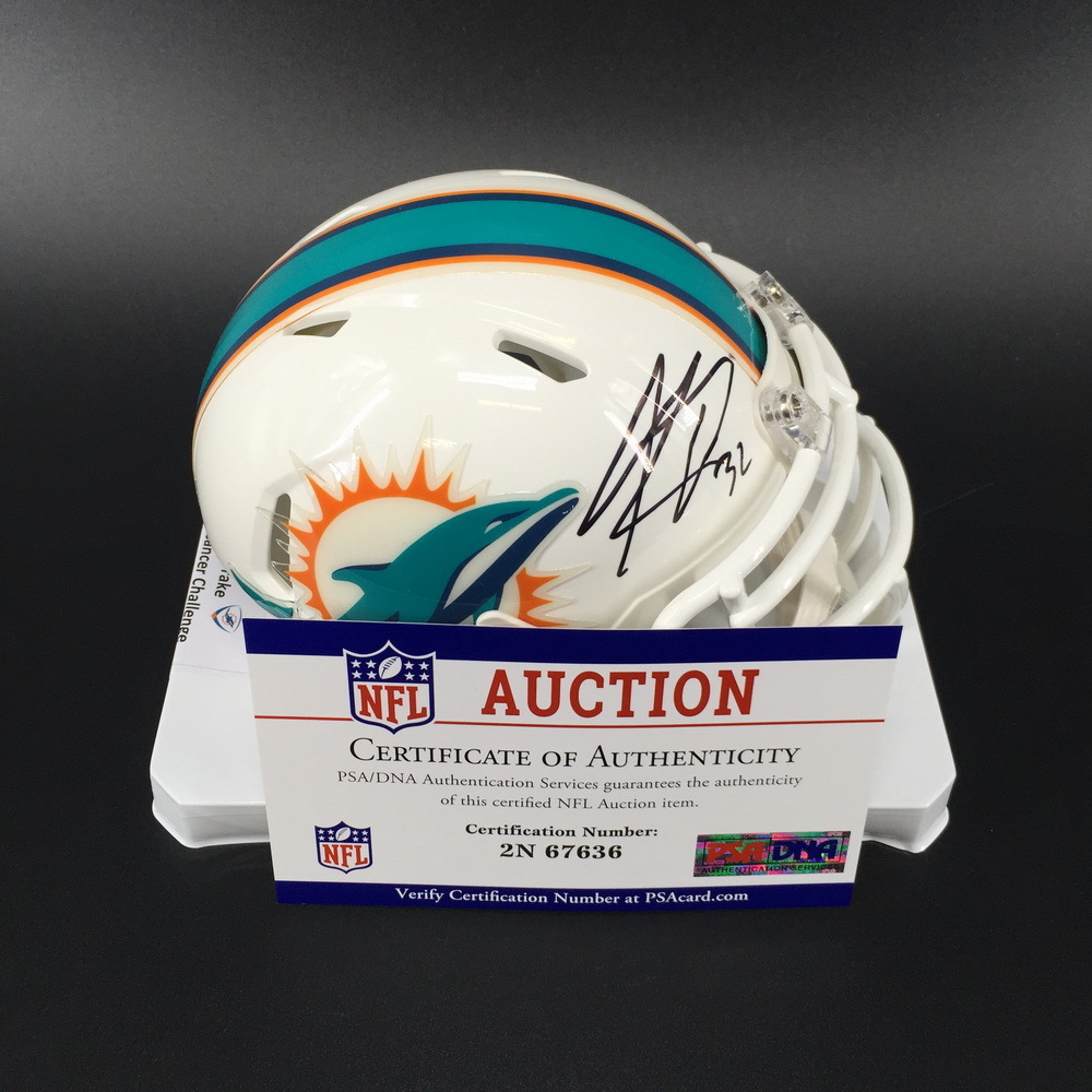Dolphins - Kenyan Drake Signed Mini Helmet | The official auction site ...