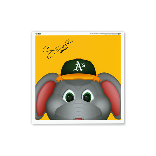 Minimalist Stomper Autographed Poster Print by Artist S. Preston | MLB ...