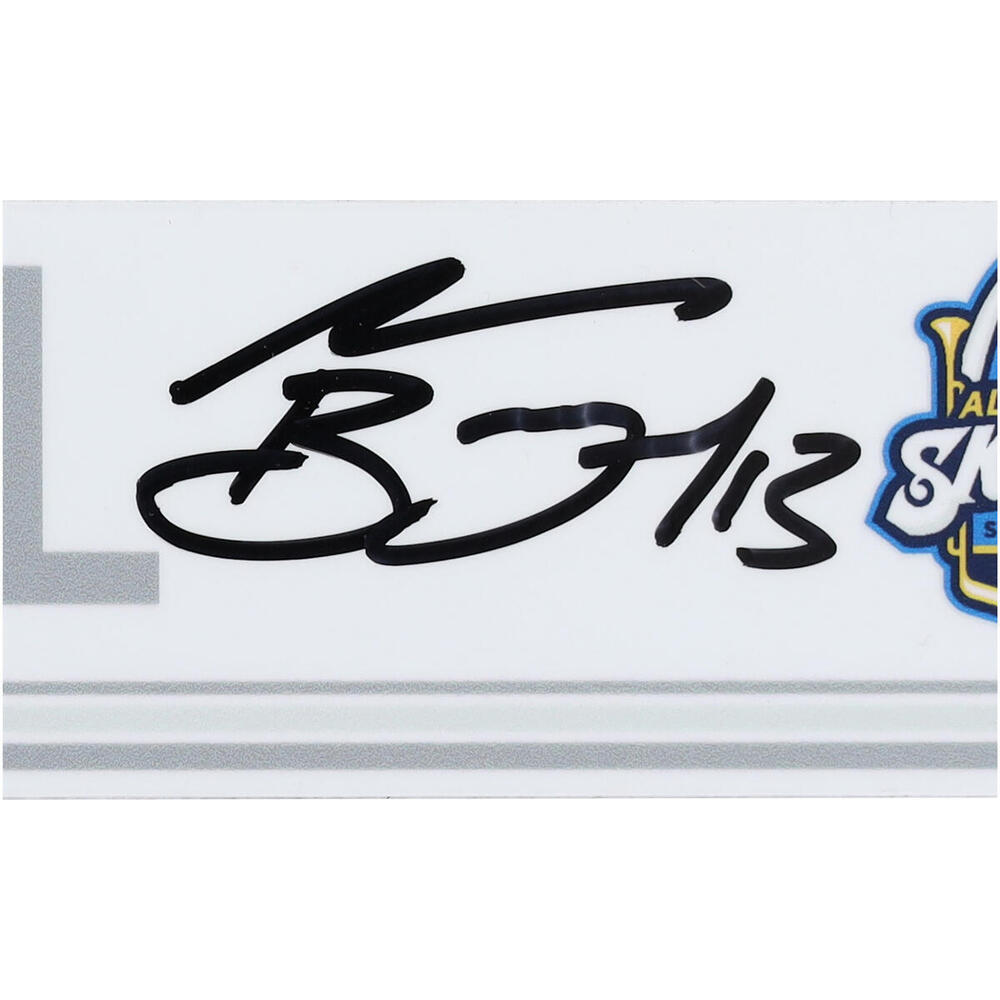 Mathew Barzal Autographed Player-Issued White Nameplate from the 2020 ...