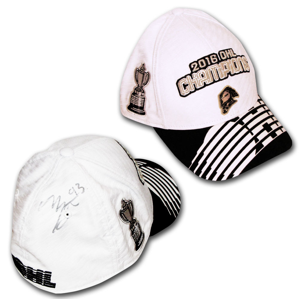 Mitch Marner Autographed London Knights 2016 OHL Champions Hat - NHL ...