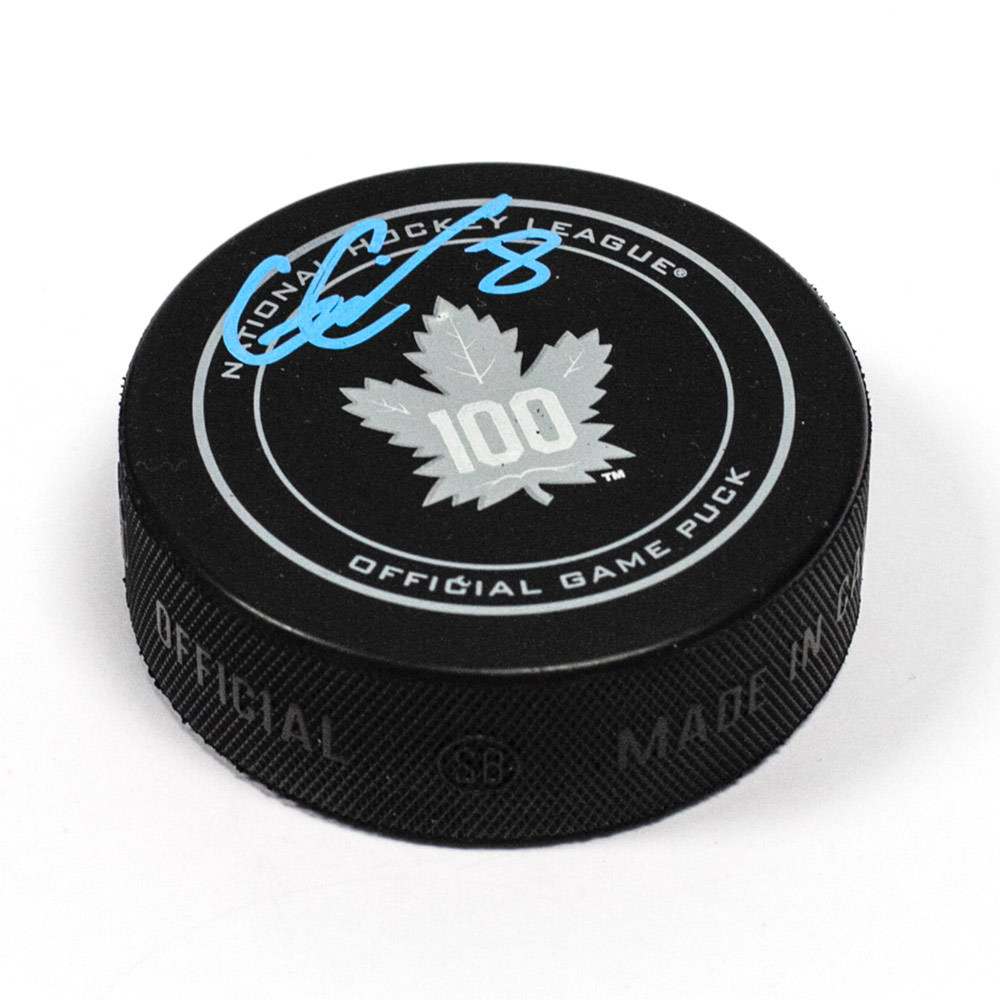 Connor Carrick Toronto Maple Leafs Autographed 100th Anniversary Game ...