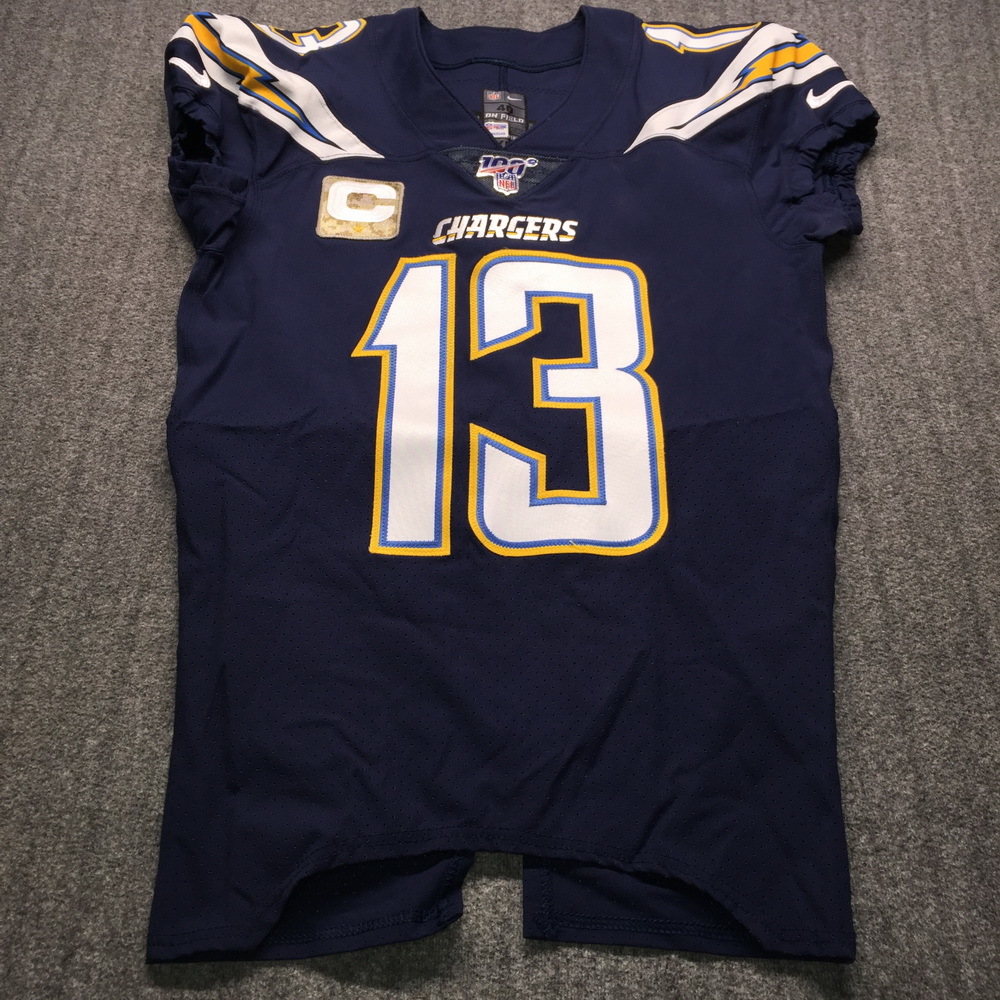 STS - Chargers Keenan Allen Signed Game Issued JerseySize 40 with ...