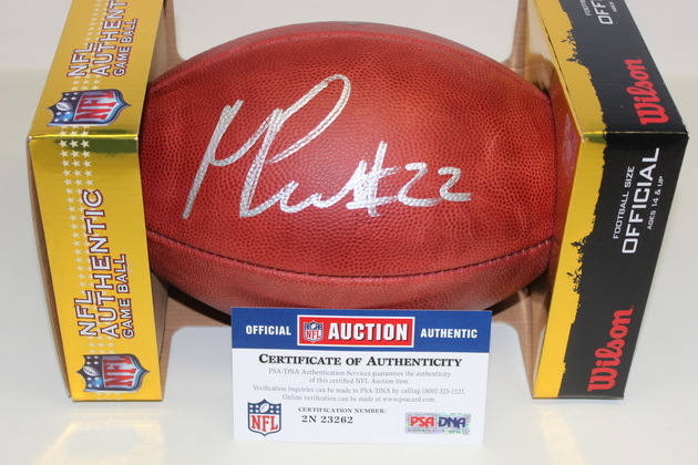 NFL - CHIEFS MARCUS PETERS SIGNED AUTHENTIC FOOTBALL | The official ...