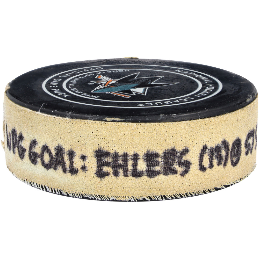 Nikolaj Ehlers Winnipeg Jets Game-Used Goal Puck from December 20, 2018 ...
