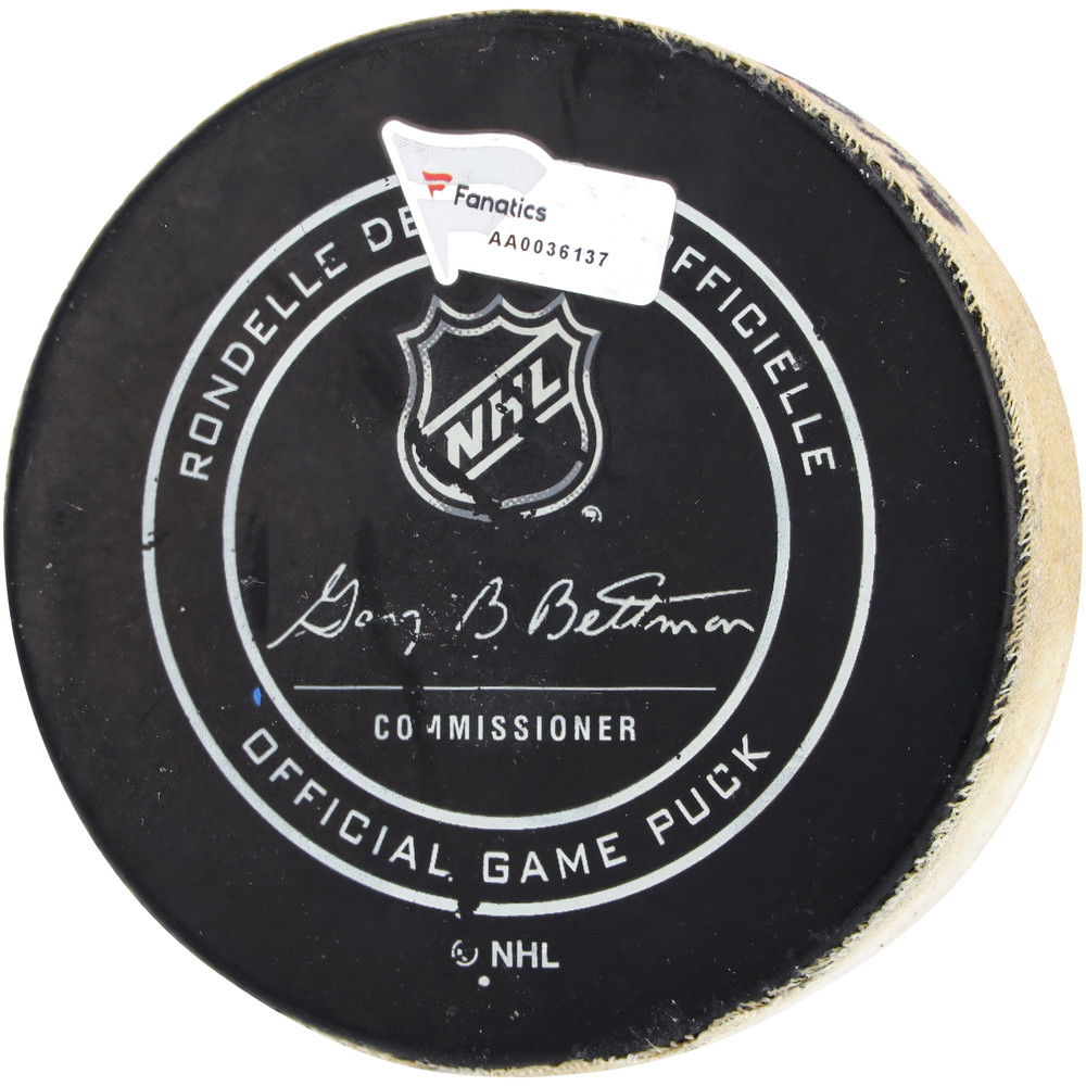 Nikolaj Ehlers Winnipeg Jets Game-Used Goal Puck from December 20, 2018 ...