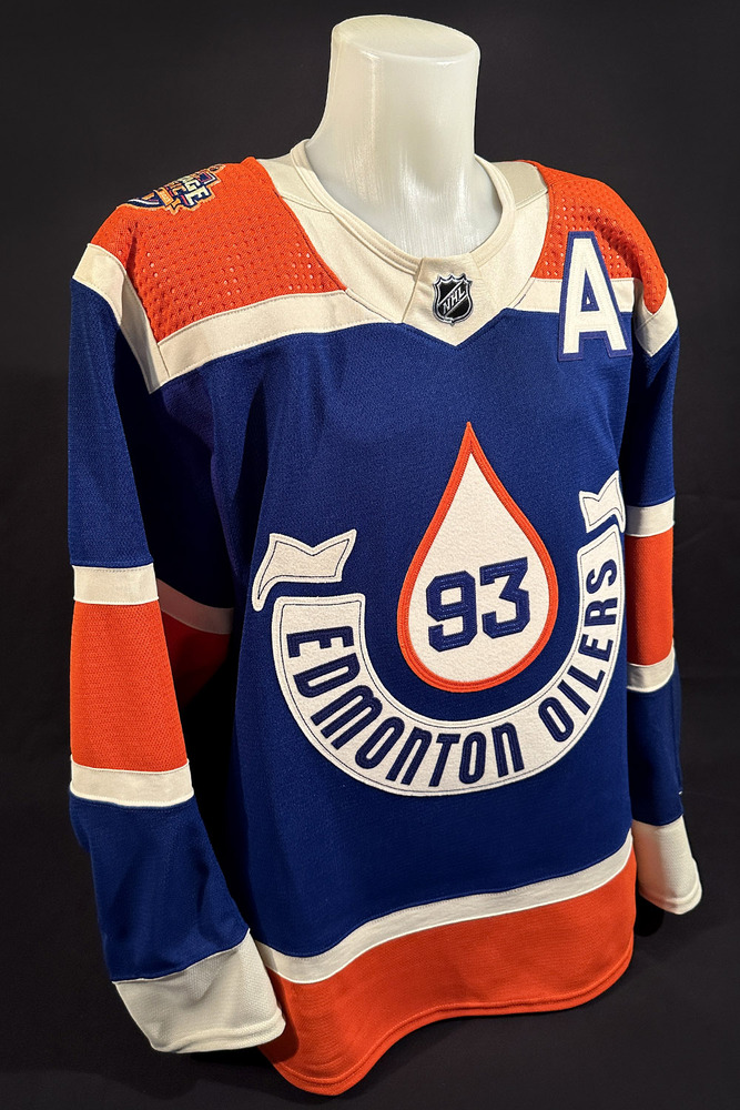 Ryan Nugent-Hopkins #93 - 2023 NHL Heritage Classic Edmonton Oilers ...