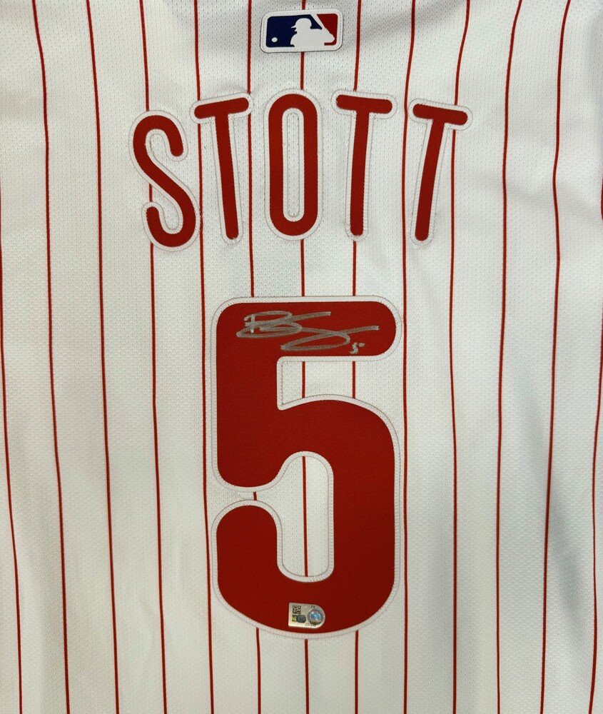Bryson Stott Autographed Phillies Authentic Jersey | MLB Auctions