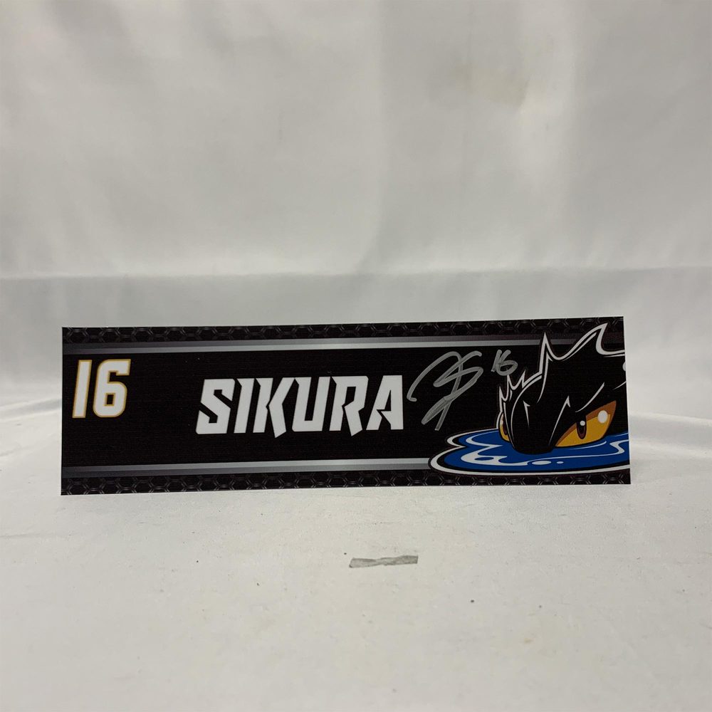 AHL Authentic - 2021-22 Cleveland Monsters Locker Room Nameplate Signed ...