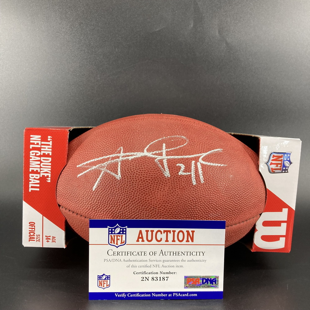 NFL - Saints Alvin Kamara Signed Authentic Football | The official ...