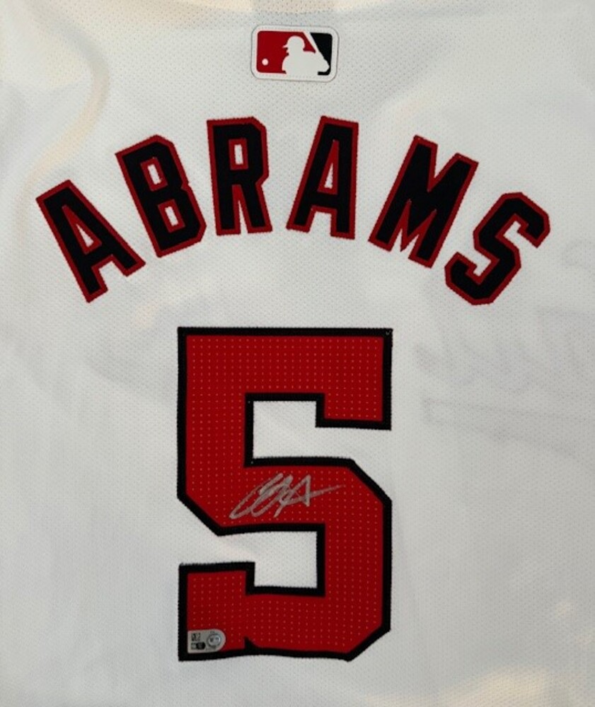 CJ Abrams Autographed Nationals Authentic Jersey | MLB Auctions