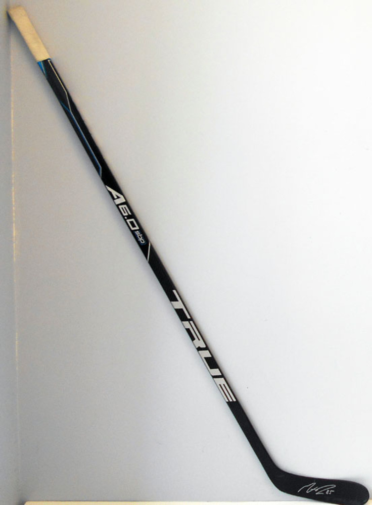 #85 Mathieu Perreault Game Used Stick - Autographed - Winnipeg Jets ...
