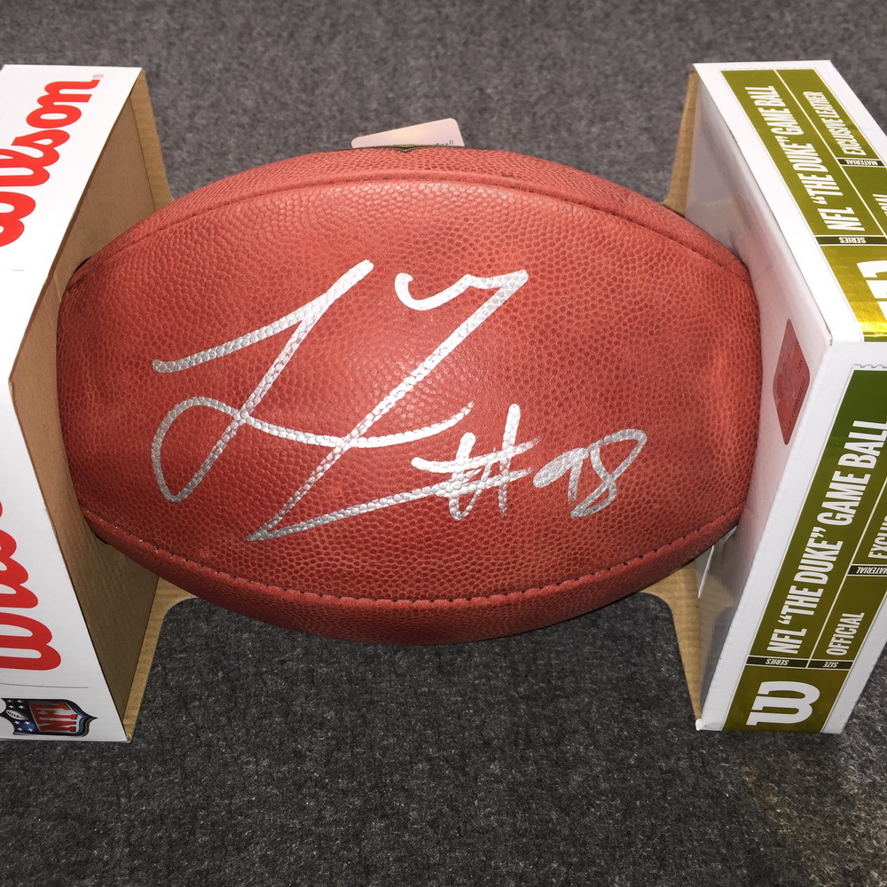 NFL - Chargers Linval Joseph signed authentic football | The official ...