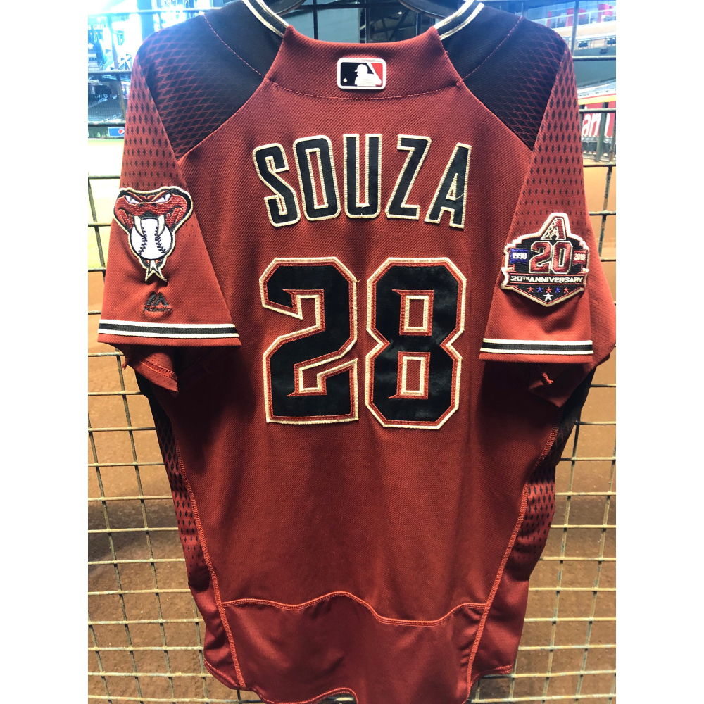 Steven Souza Jr. 2018 Team-Issued Home Alternate Red Jersey, with 20th ...